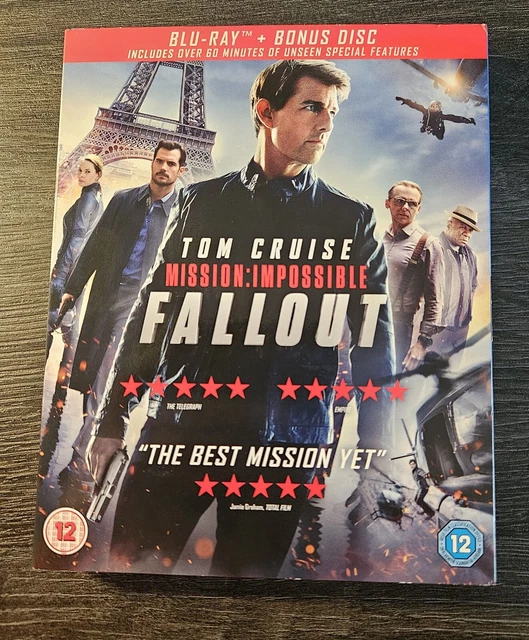 MISSION: IMPOSSIBLE - Fallout (Blu-ray + Bonus Disc) [2018] £6.00 ...