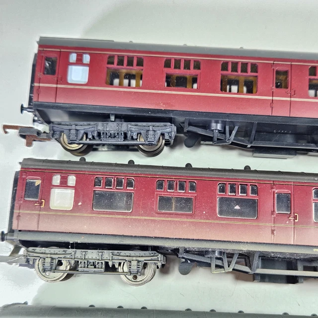 HORNBY LIMA OO Gauge Rake of 4 BR Mk1 Maroon Model Railway Coaches ...