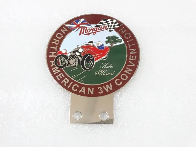 VINTAGE MORGAN CAR Radiator Front Grill Badge Emblem #V245-7 £45.54 ...