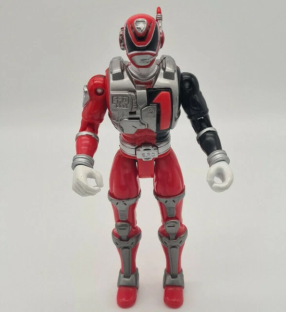 POWER RANGERS SPD Patrol Red Ranger Talking Action Figure 5.5" Bandai ...