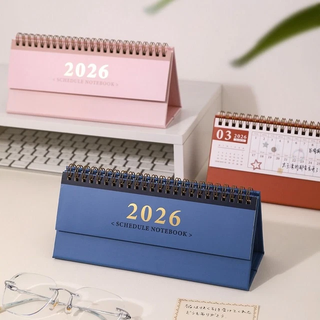 2026 DESKTOP CALENDAR 2026 Standing Flip Calendar Home Supply $17.73 ...