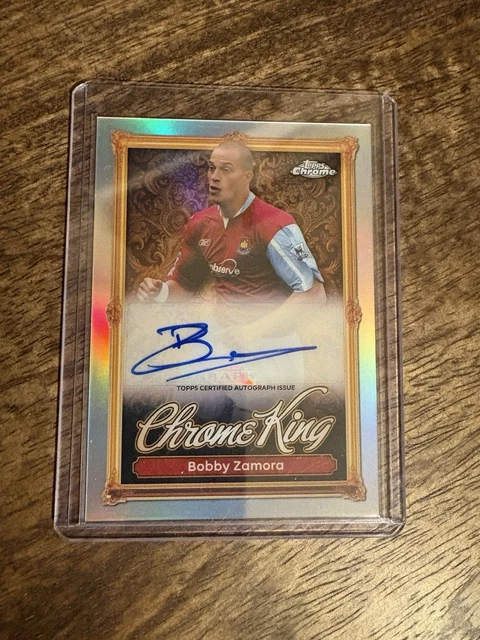 TOPPS 2026 BOBBY Zamora Chrome Kings Auto West Ham United £16.15 ...