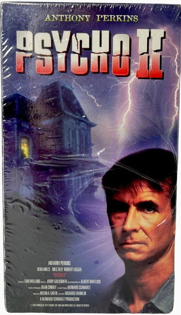 PSYCHO 2 1983 VHS Anthony Perkins, American Slasher Film NEW, FACTORY ...