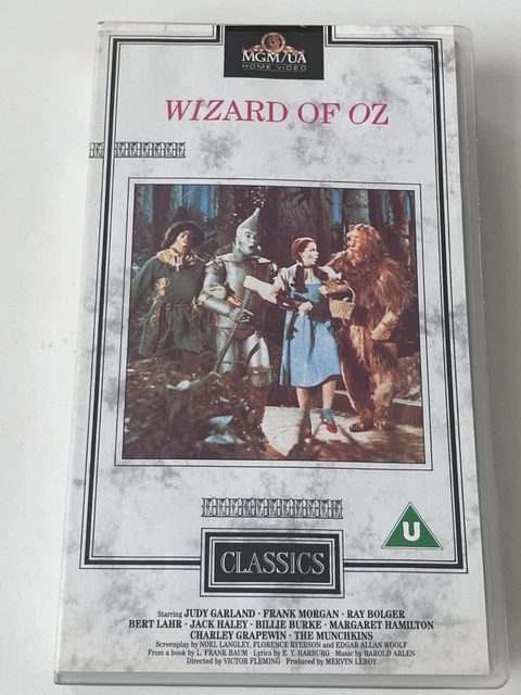 THE WIZARD OF Oz MGM / UA Classics VHS Video Cassette 1989 - VGC £7.99 ...