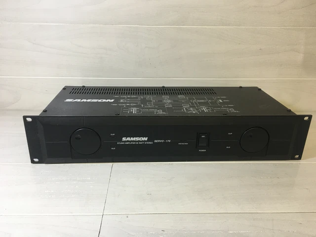 SAMSON SERVO 170 Studio Amplifier Amp - HiFi Seperate - 85w per channel £59.99 - PicClick UK