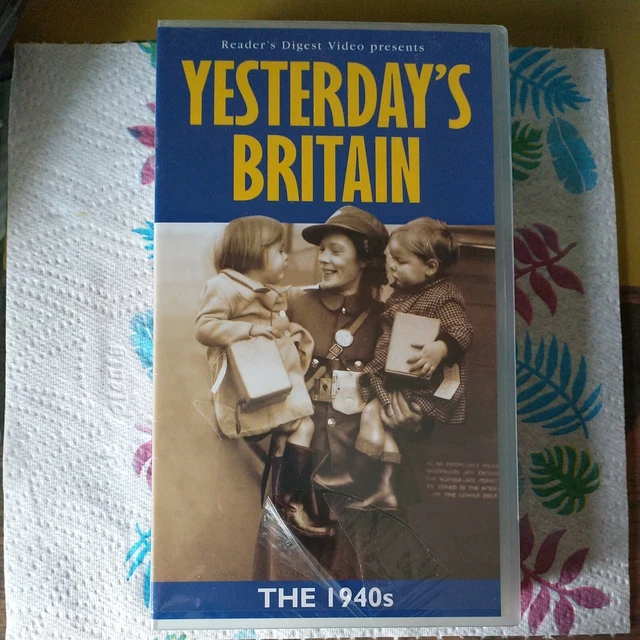 YESTERDAY'S BRITAIN - The 1940's. VHS tape documentary of life in the ...