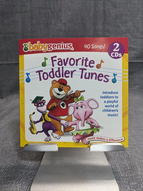 BABY GENIUS - Favorite Toddler Tunes 2 CDs 2004 Kids Children's Music ...