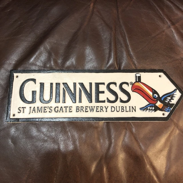 GUINNESS BREWERY DUBLIN Cast Iron Sign New Design £24.00 - PicClick UK