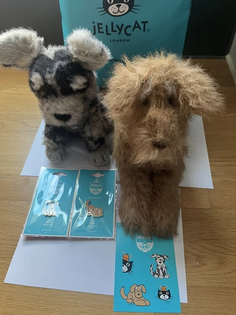 JELLYCAT FLUFF RESCUE dog and scruffles dog goodwoof 2026, 2 dogs 2 ...