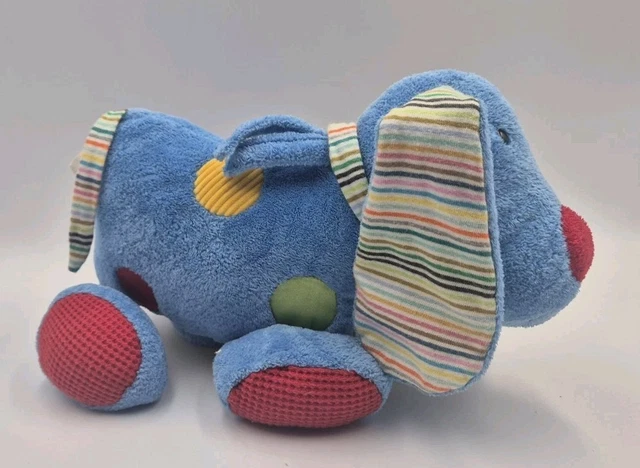 JELLYCAT JELLY KITTEN Blue Dog Rattle Shake Noise J619 (Doesn't Sound ...