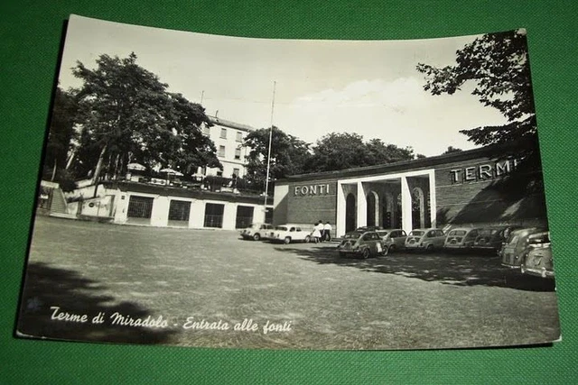 Cartolina Terme Di Miradolo Entrata Alle Fonti 1955 Ca Eur 8 99