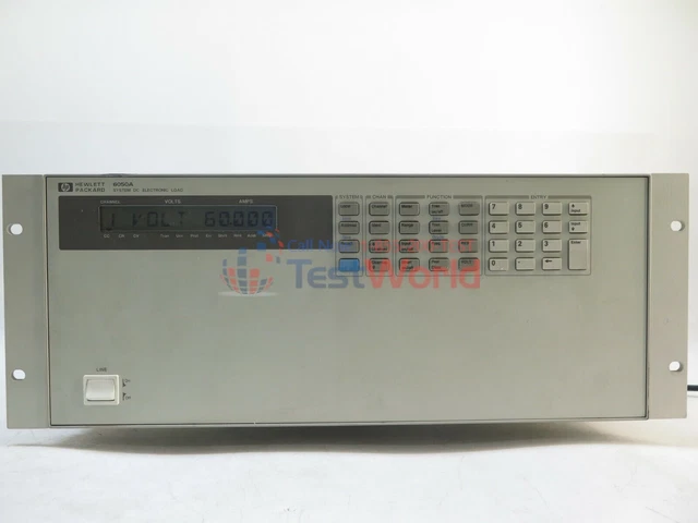 HP 6050A SYSTEM DC Electronic Load W/ 60501B & 60501B Modules EUR 1.265 ...