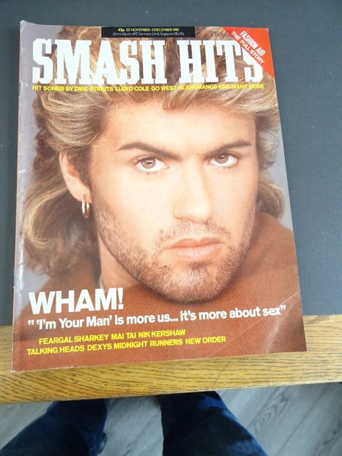 SMASH HITS MAG Nov 20th 1985 George Michael Morten Harket Nik Kershaw ...