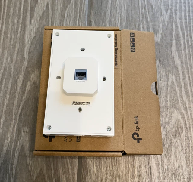 TP-LINK EAP655-WALL | AX3000 Wireless Gigabit Wall-Plate Wi-Fi 6 Access ...