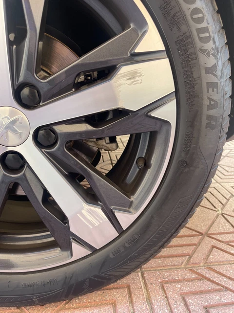 RUOTA LEGA LEGGERA Cerchio Los Angeles Originale Peugeot 3008 (P84E ...