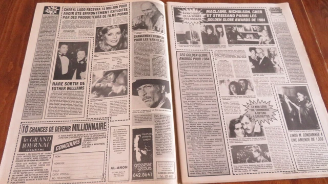 JOURNAL 1984 LONI ANDERSON Michael Jackson CHERYL LADD Joan Collins ...