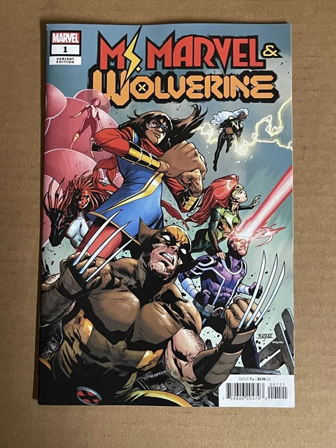 MS. MARVEL WOLVERINE #1 Asrar Delgado Variante Erster Druck Marvel ...