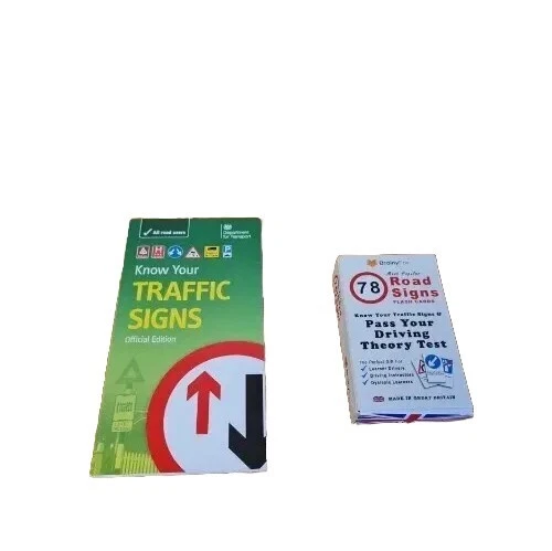 78 ROAD SIGNS Flash Cards - Know Your Traffic Signs Book £5.00 ...