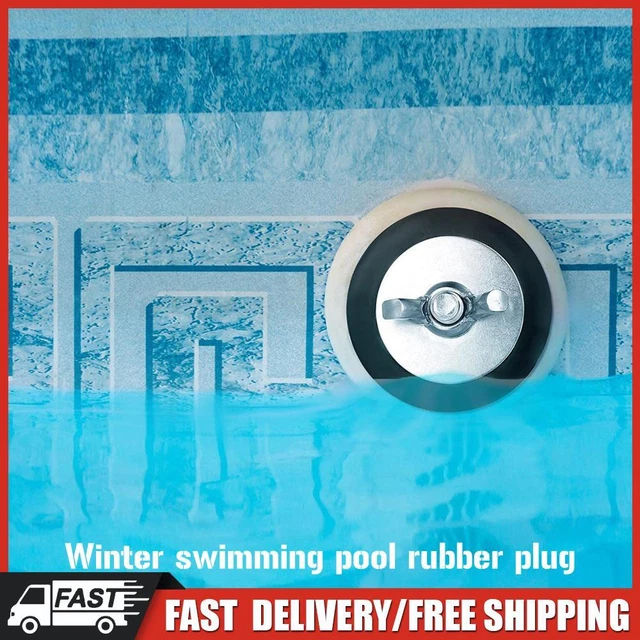 RUBBER SWIMMING POOL Winterizing Stopper Expandable Drain Pipe Plug ...