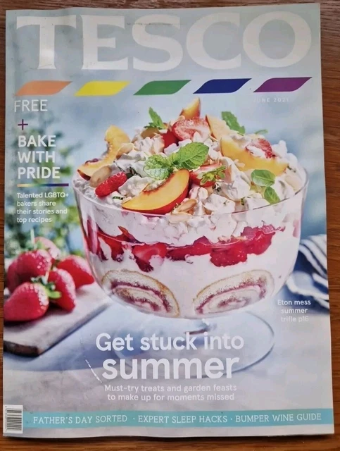 TESCO MAGAZINE JUNE 2021 Issue Get Stuck Into Summer Recipes Craft Gift ...