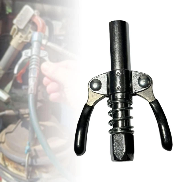 HIGH PRESSURE GREASE Coupler Lock Clamp Type Grease Tip Grease Nozzle £ ...