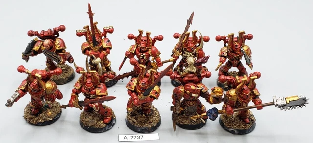 WARHAMMER 40K CHAOS Space Marines Khorne Berzerkers Conversions OOP ...