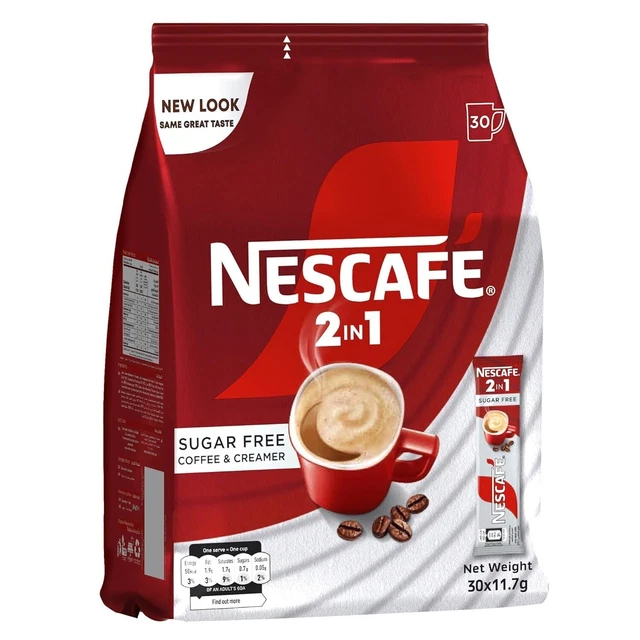 NESCAFÉ 2IN1 INSTANT Coffee 11.7g (30 sachets par sachet) EUR 47,30 ...