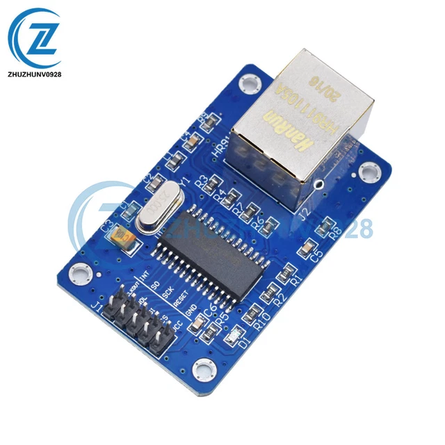 NEW ENC28J60 ETHERNET LAN Network Module for Arduino DIY SPI AVR PIC ...