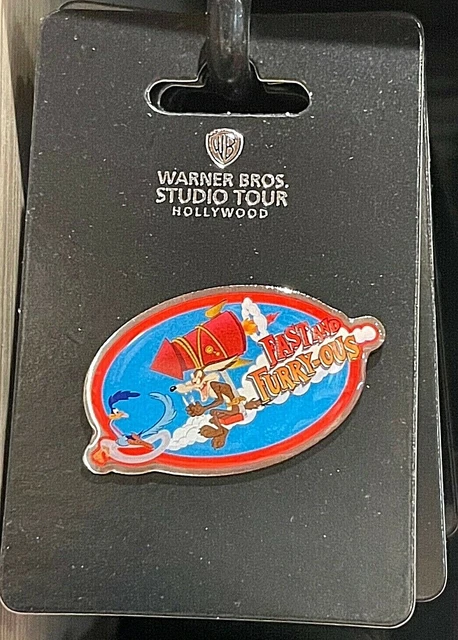 ÉPINGLE ÉMAIL WARNER Bros Studio Tour Looney Tunes Road Runner Wile E ...