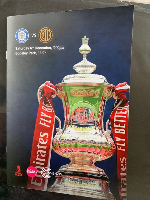 STOCKPORT COUNTY V Cambridge United (FA Cup) 2025 £3.31 - PicClick UK