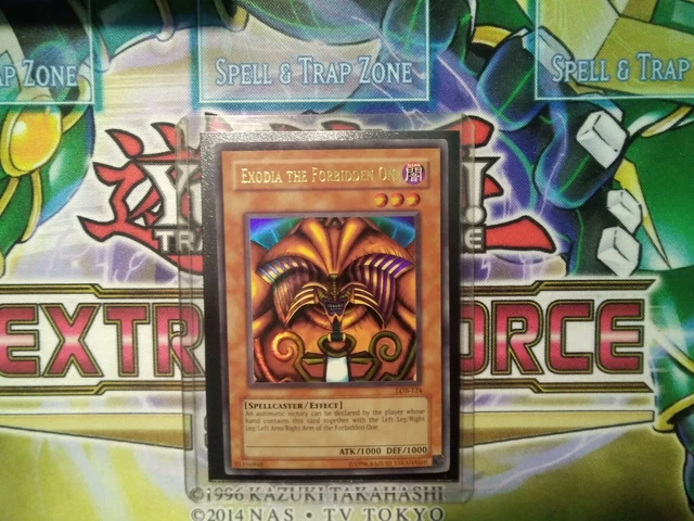 YUGIOH: EXODIA THE Forbidden One - LOB-124 - Unlimited - Ultra Rare ...