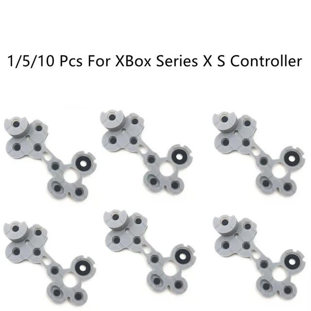 1/5/10PCS SILICONE CONTROLLER Conductive Contact Pads Button for XBox ...