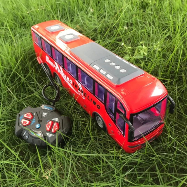 1/30 RC BUS Electric Remote Control Bus with Light Tour Bus School City ...