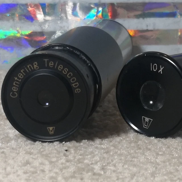 SCIENTIFIC MICROSCOPE CENTERING Telescope And 10x Viewer 2 Piece ...