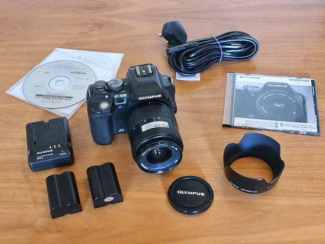 OLYMPUS EVOLT E-500 8MP CCD DSLR Camera Body + 14-45mm Zoom Lens ...
