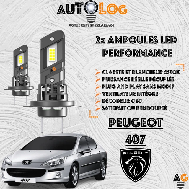 KIT AMPOULE LED Peugeot 407 EUR 39,90 - PicClick FR
