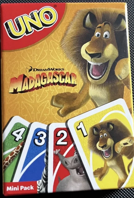 MCDONALD'S 2024 HAPPY Meal Madagascar Mini UNO Cards £4.99 - PicClick UK