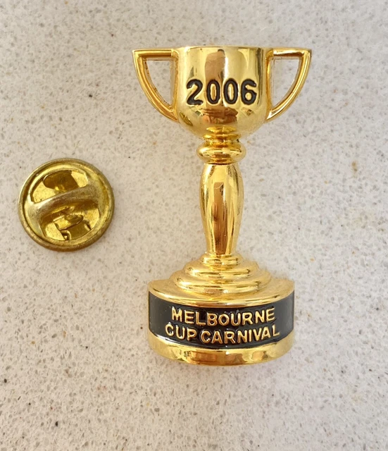 2006 MELBOURNE CUP Lapel Pin Badge Horse Racing Souvenir- DELTA BLUES ...