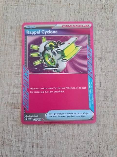 CARTE POKÉMON RAPPEL Cyclone 128/131 EV8.5 Evolutions Prismatiques ...