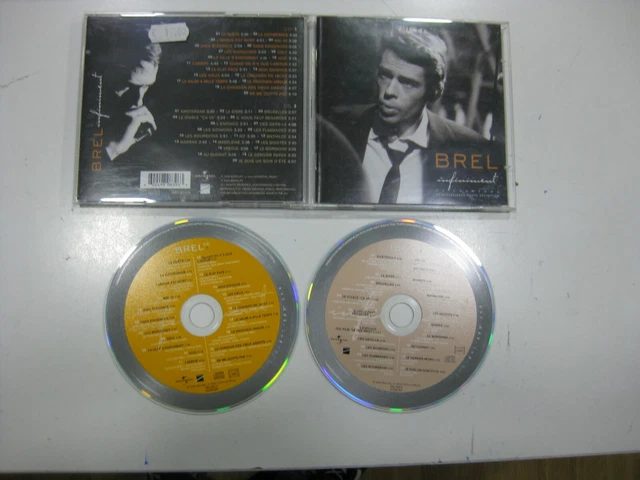 JACQUES BREL 2CD Europe Brel Infiniment 2003 EUR 24,60 - PicClick FR