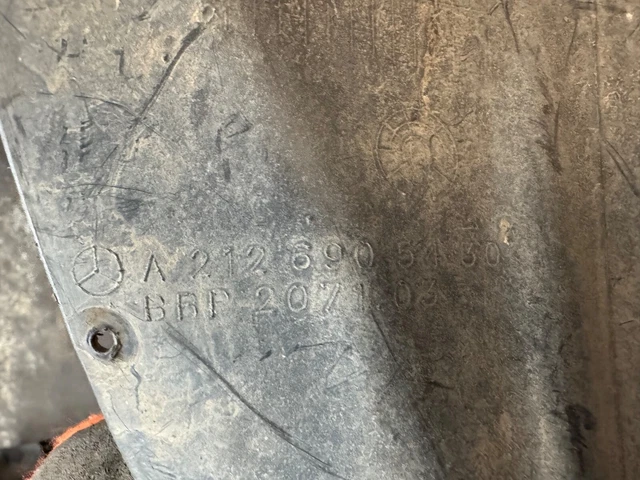 ORIGINAL MERCEDES BENZ W212 E-Klasse Radhausschale Vorne Links ...