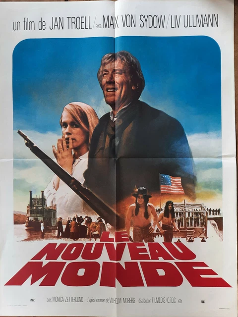 LOCANDINA IL NUOVO Monde Jan Troell Max Von Sydow Liv Ullmann Western ...