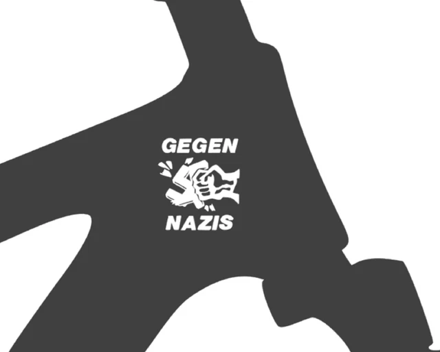 GEGEN NAZIS ANTIFA Fahrrad MTB Aufkleber Sticker Set 2 Stk. #004 EUR 5 ...