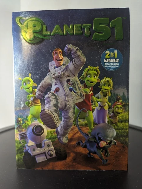PLANET 51 DVD 2009 Dwayne Johnson Seann William Scott Jessica Biel $5. ...