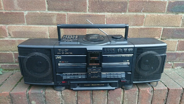 JVC BOOMBOX PC-X300 Ghettoblaster Boombox CD Radio Cassette £74.99 ...