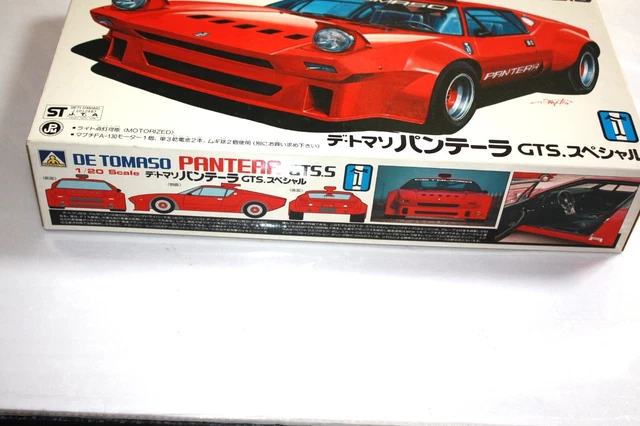 AOSHIMA 1/20 SCALE DE TOMASO PANTERA GTS.Special MODEL KIT EUR 105,68 ...