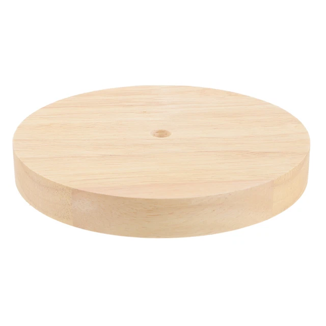 LED DISPLAY BASE Wood Stand for Table Lamp Bases Light Round £14.68 ...