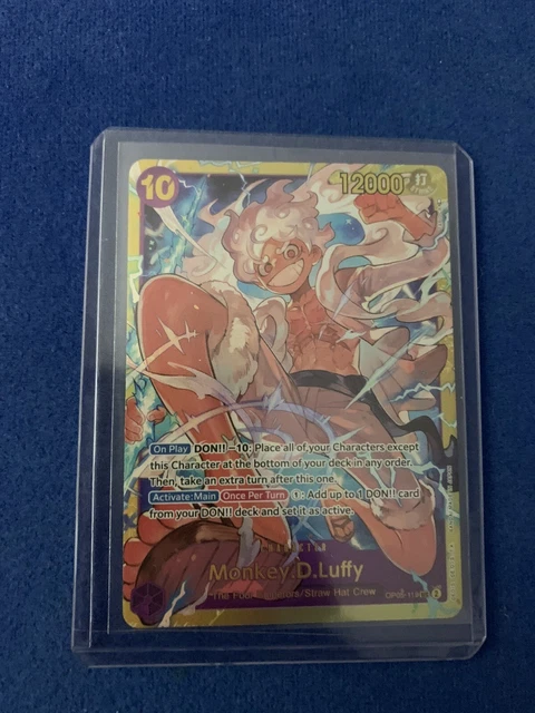 ONE PIECE MONKEY D Luffy OP05-119 SEC Secret Rare - Réveil de la Nouvelle Ère ! EUR 22,16 ...
