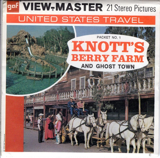 VIEW-MASTER KNOTT'S BERRY Farm And Ghost Town A 235 1970 EUR 16,00 ...