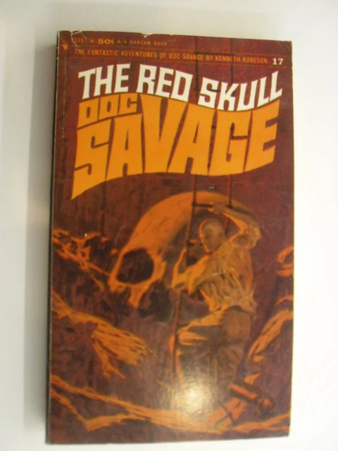 DOC SAVAGE #17 The Red Skull, Kenneth Robeson, Bantam Paperback, c1967 ...